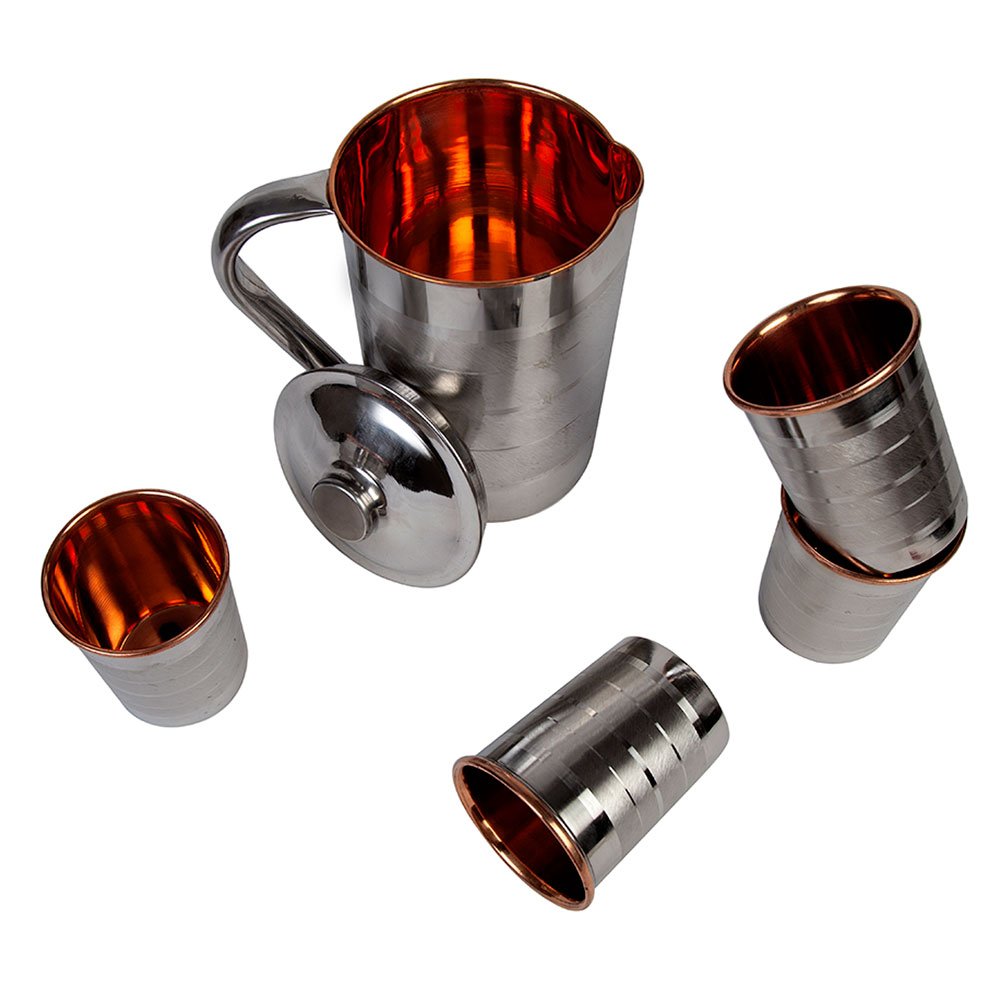 Copper - Steel Copper Set - Rathna Stores
